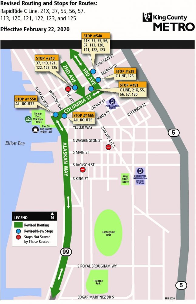West Seattle Blog… | COLUMBIA STREET TRANSIT PATHWAY: Opening date ...