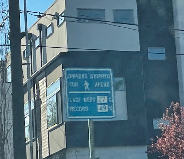 West Seattle Blog… | FOLLOWUP: ‘Driver report card’ signs, week 5