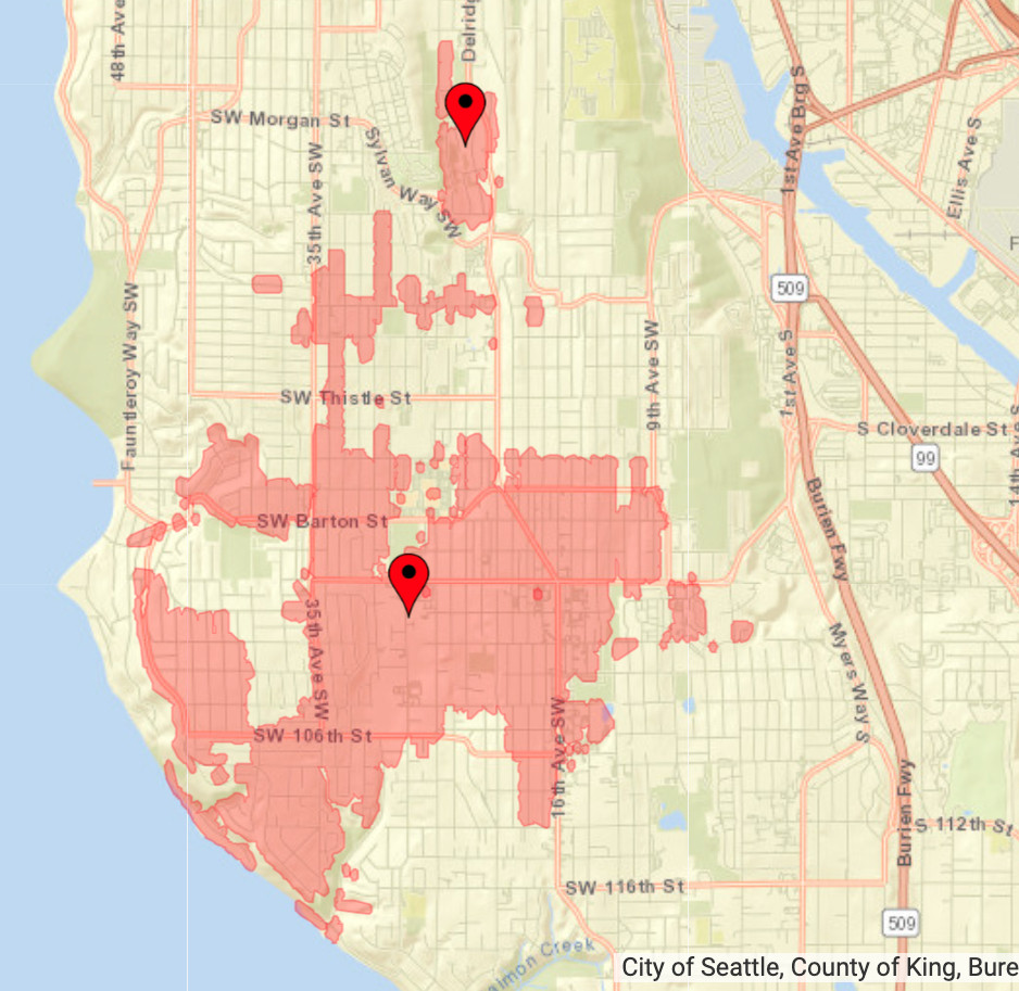 West Seattle Blog… | UPDATE: Tree cuts power to 14,000+ West Seattle ...