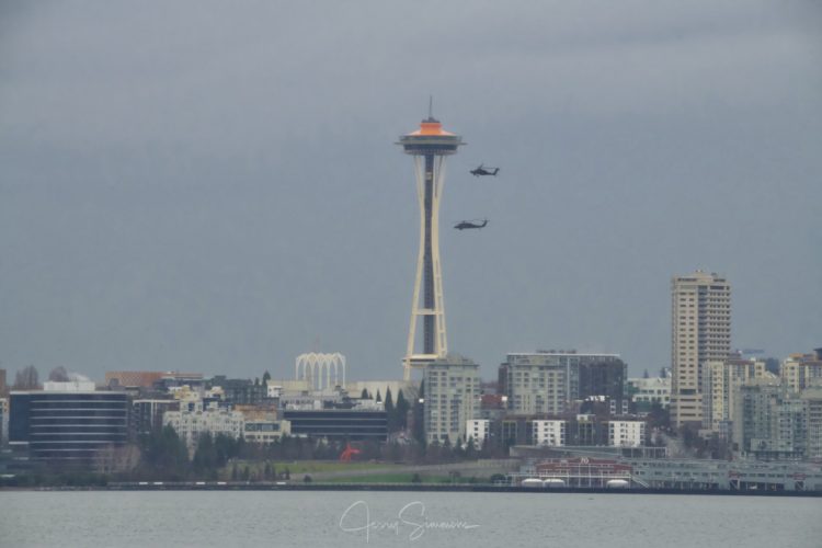 West Seattle Blog… | SEEN FROM WEST SEATTLE: Flyover helicopters