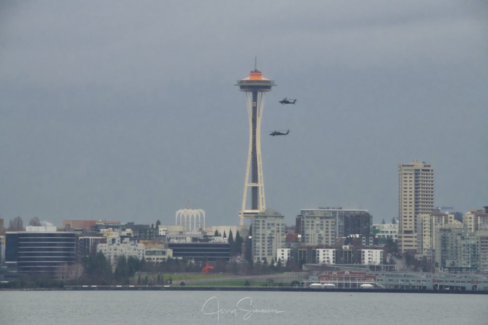 West Seattle Blog… | SEEN FROM WEST SEATTLE: Flyover helicopters