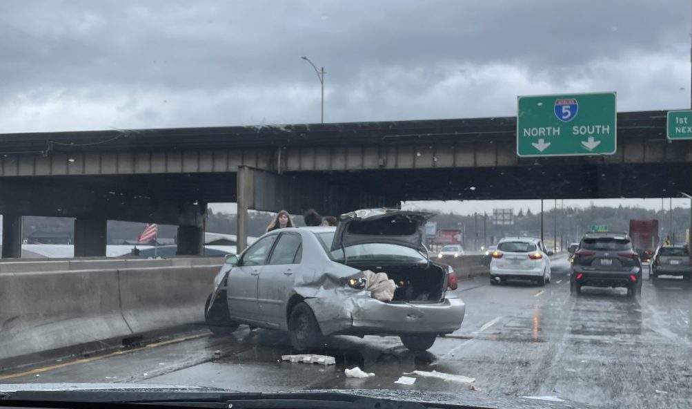 West Seattle Blog… | UPDATE: Eastbound West Seattle Bridge crash
