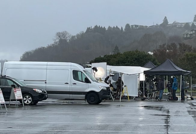 West Seattle Blog… | WEST SEATTLE SCENE: Film crew at Don Armeni Boat Ramp