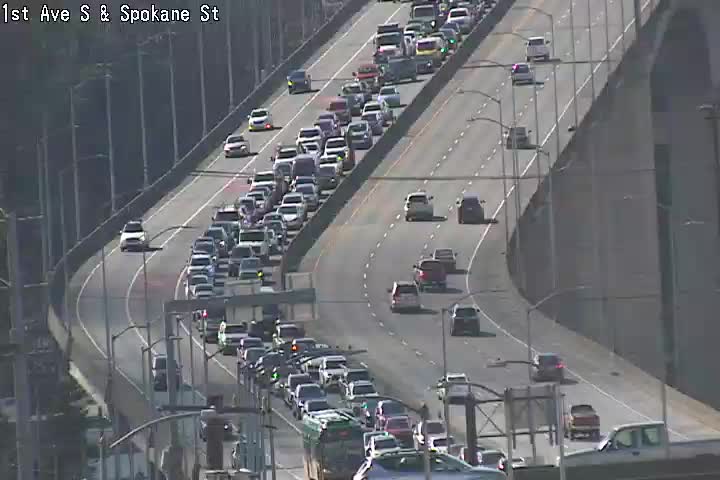 West Seattle Blog… | UPDATE: Crash on eastbound West Seattle Bridge