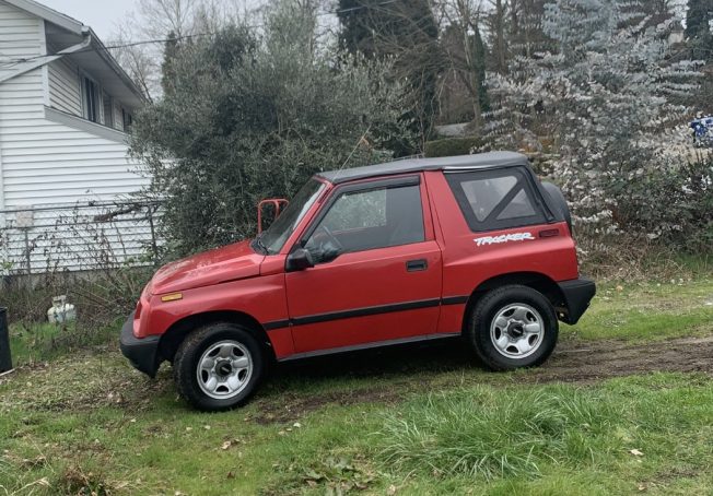 West Seattle Blog… | WEST SEATTLE CRIME WATCH: Stolen red Geo Tracker
