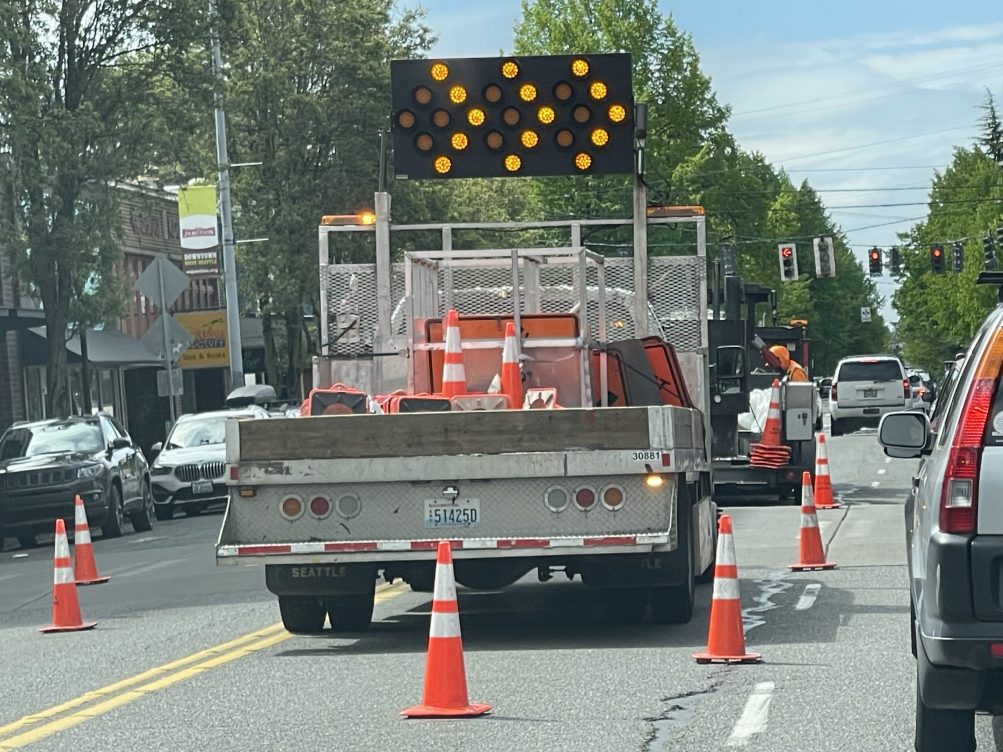 West Seattle Blog… | TRAFFIC ALERT: Watch for street-painting crews