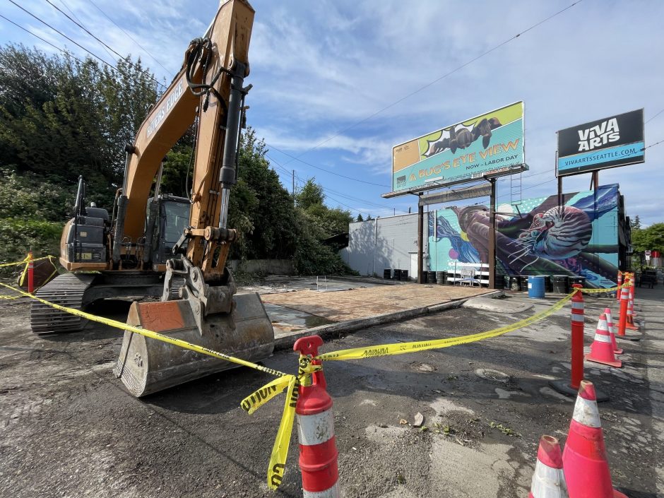 West Seattle Blog… | DEMOLITION: Ex-House of Kleen gone