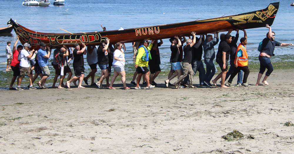 West Seattle Blog… | VIDEO, PHOTOS: Paddle to Muckleshoot canoe ...