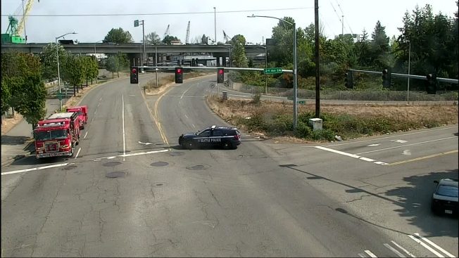 West Seattle Blog… | UPDATE: Brush fire southwest of 1st Avenue South ...