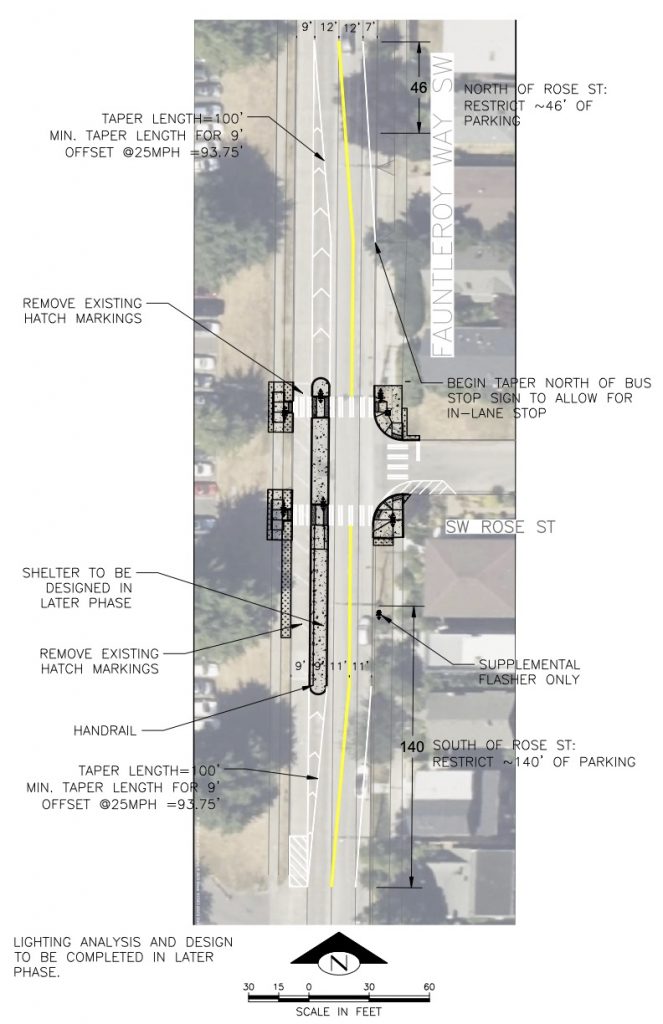 West Seattle Blog… | Fauntleroy/Rose crossing design unveiled, with ...