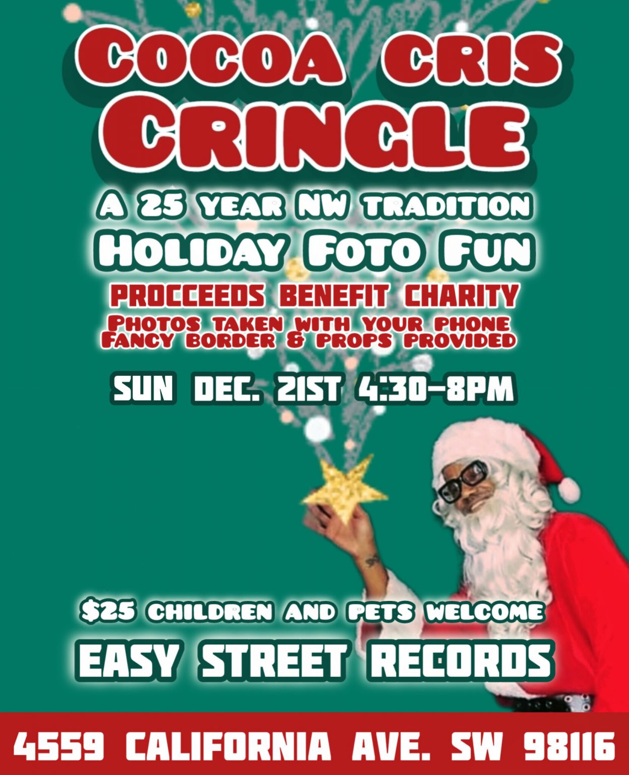 West Seattle Blog… | Cocoa Cris Cringle photos at Easy Street, December ...