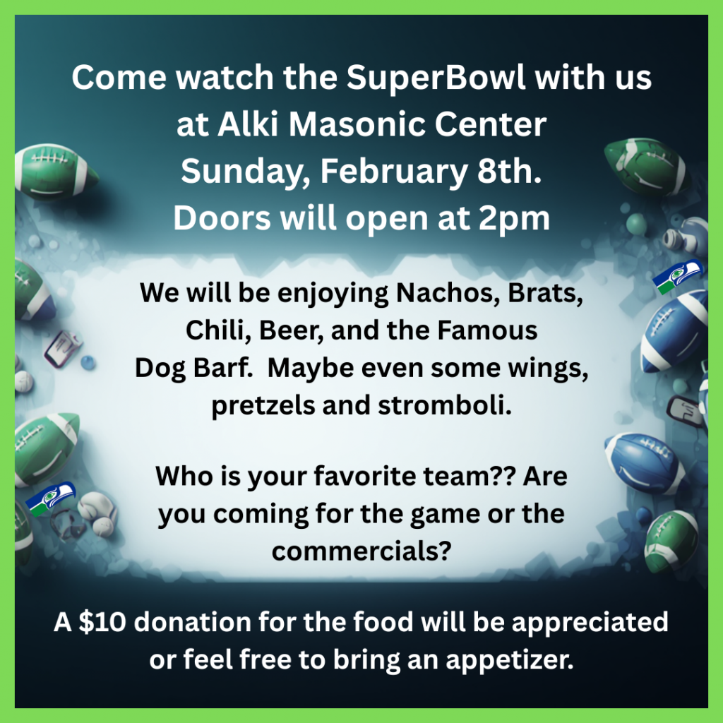 West Seattle Blog… | Super Bowl Party at Alki Masonic Center